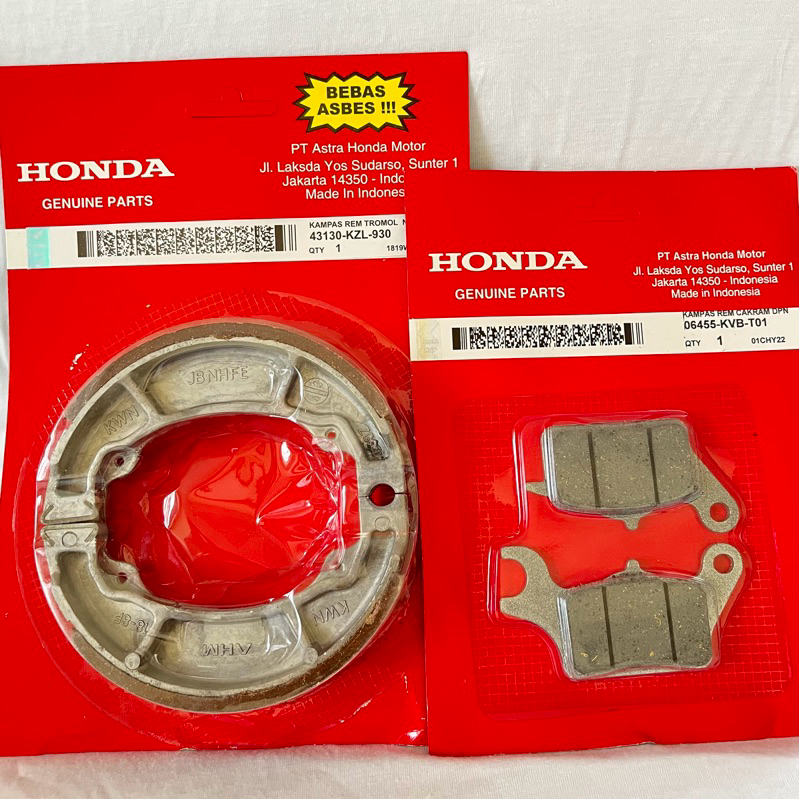 Honda Vario Beat Fi, v1, v2, v3 / Click v1 125i, 150i / Airblade Brake ...