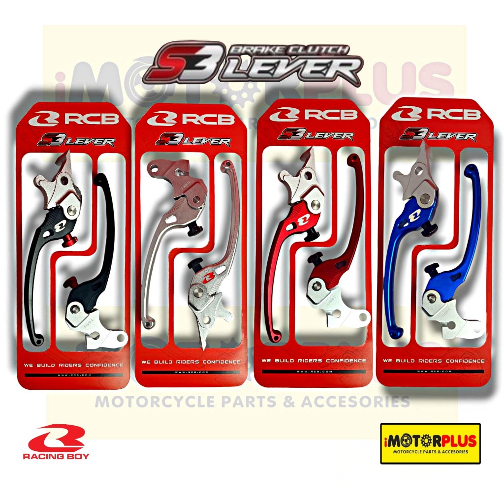 RCB S3 Brake Lever Set for Sniper 150/155 SILVER/BLACK/RED/BLUE ...