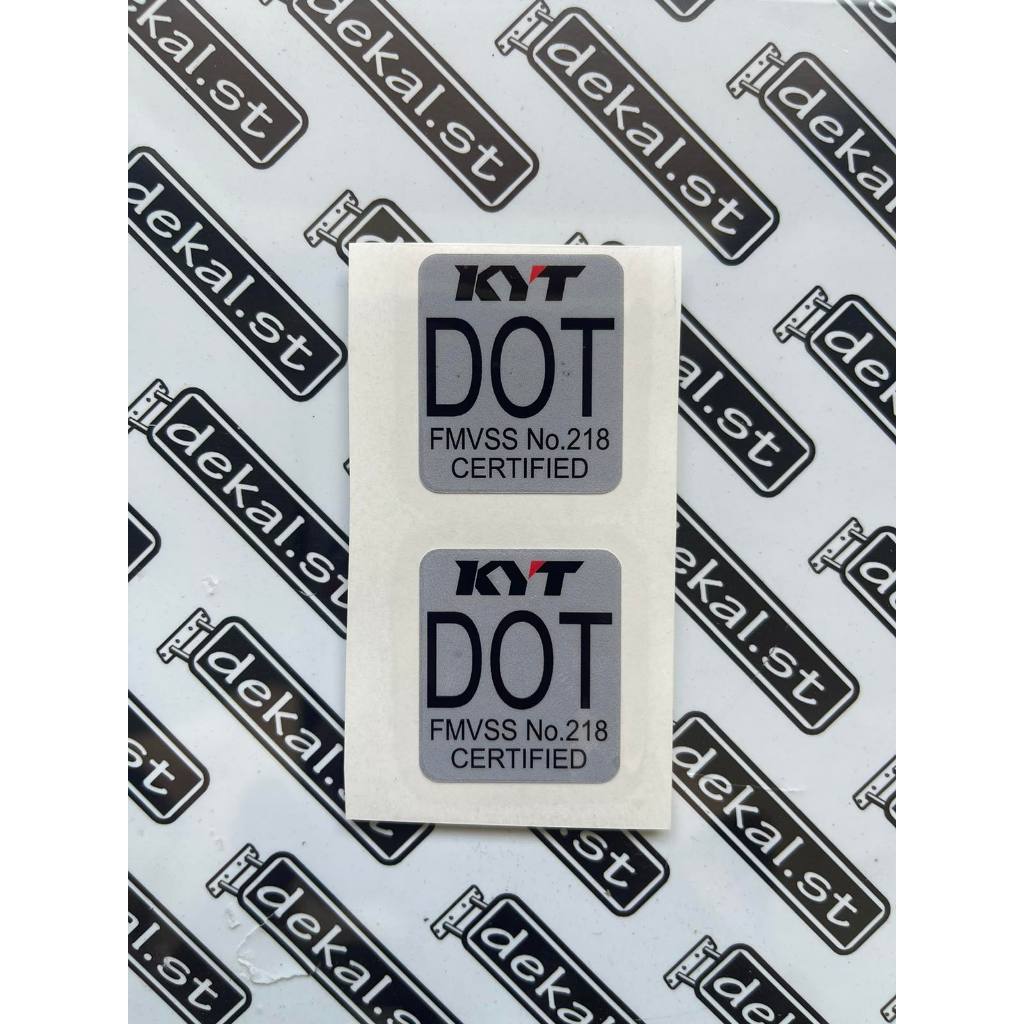 KYT sticker DOT helmet sticker (with gloss lamination) | Shopee Philippines
