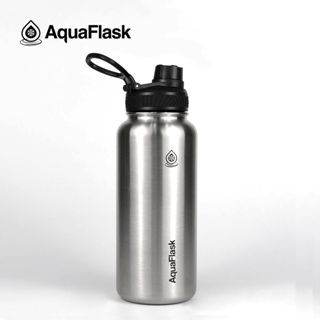 Aquaflask (32oz) SILVER STEEL Wide Mouth Vacuum Insulated Drinking ...