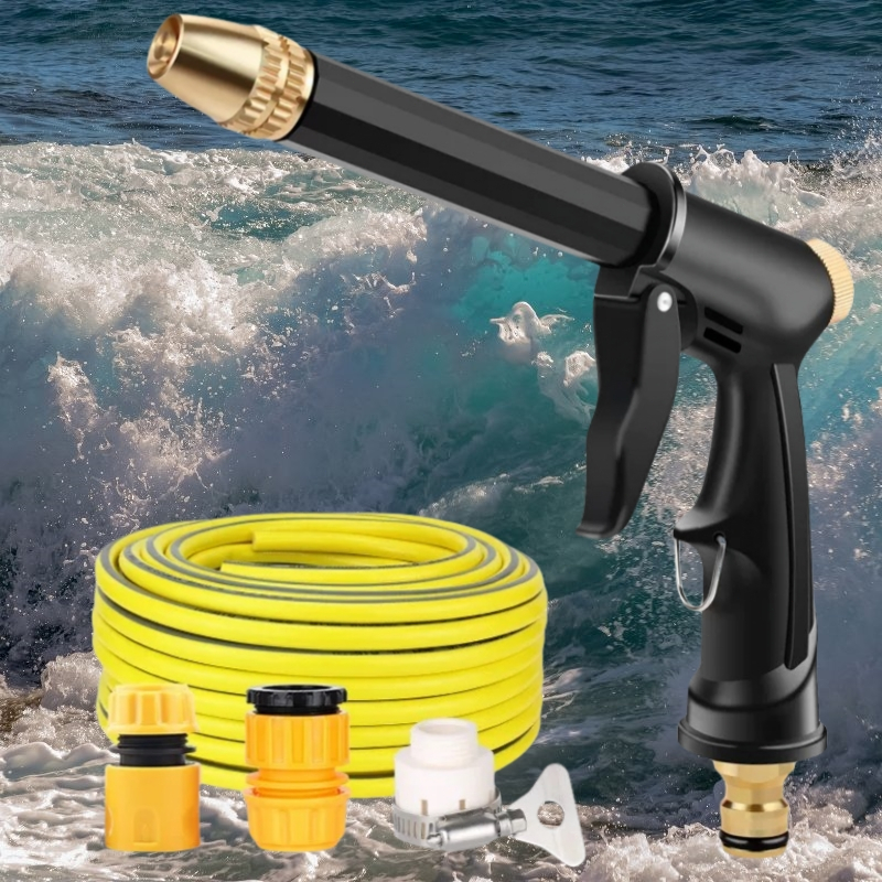 car wash water hose high-pressure spray gun 5M10M15M PVC Portable Multi ...