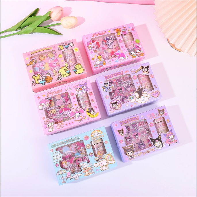 Kuromi handbook Guka sticker set cute children's DIY handbook sticker ...