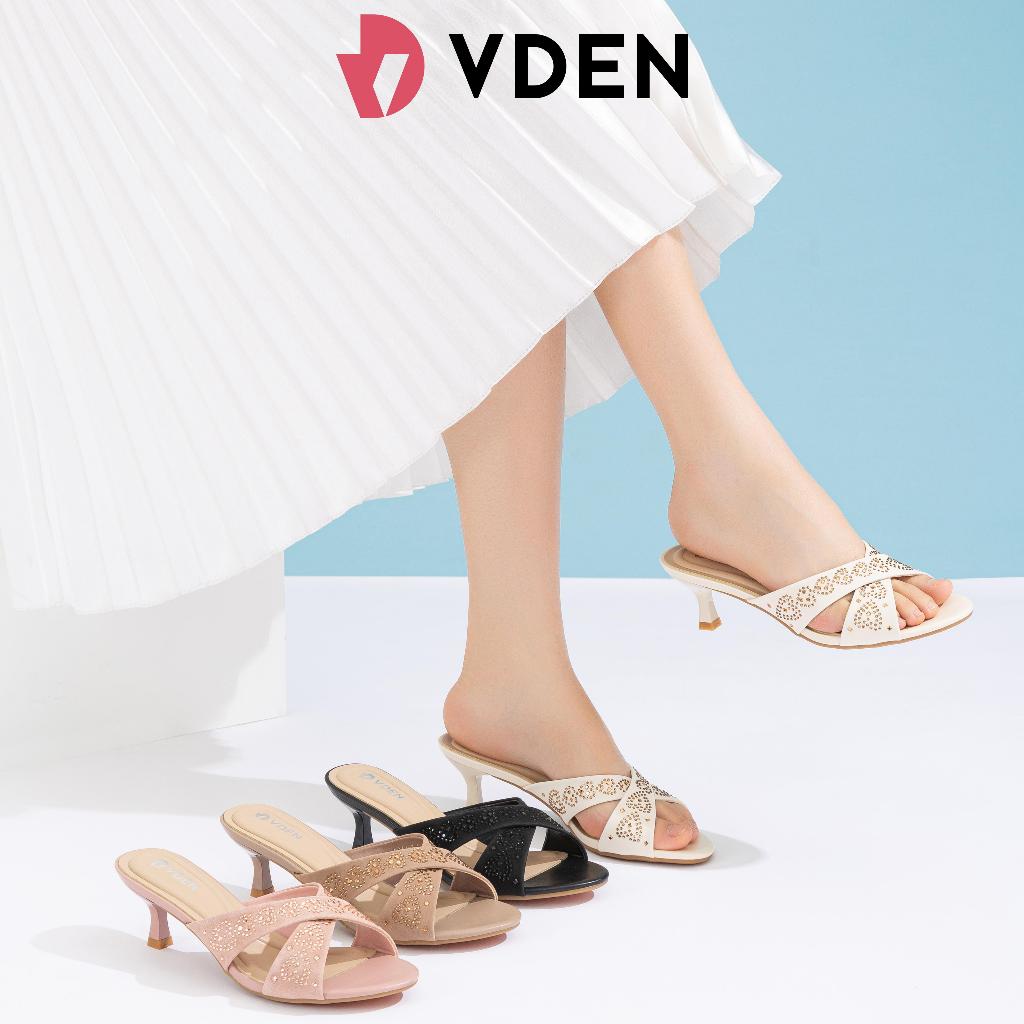 VDEN Kitten Heel with Open Round Toe Sandal 5.5CM/2.1INCH 9044-5 ...