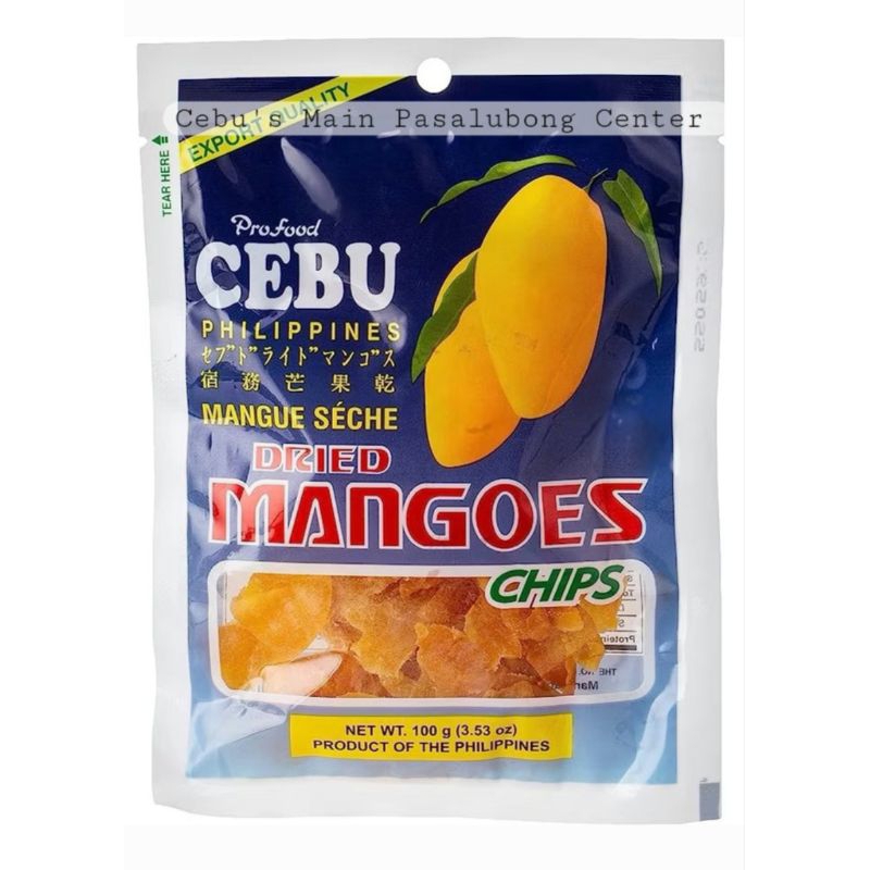 Profood "Cebu Dried Mango Chips" -100 Grams | Shopee Philippines