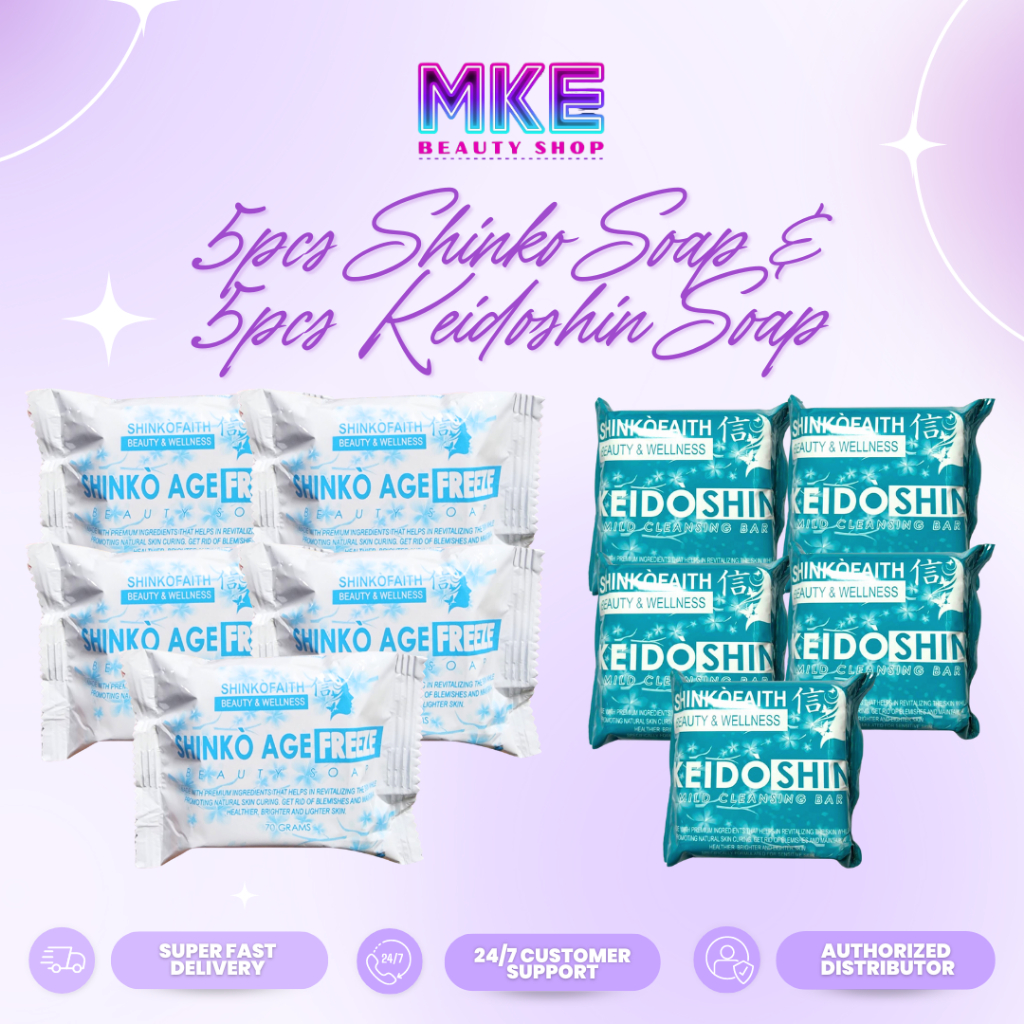 SHINKO FAITH SOAP 5PCS + KEIDOSHIN SOAP 5PCS | Shopee Philippines