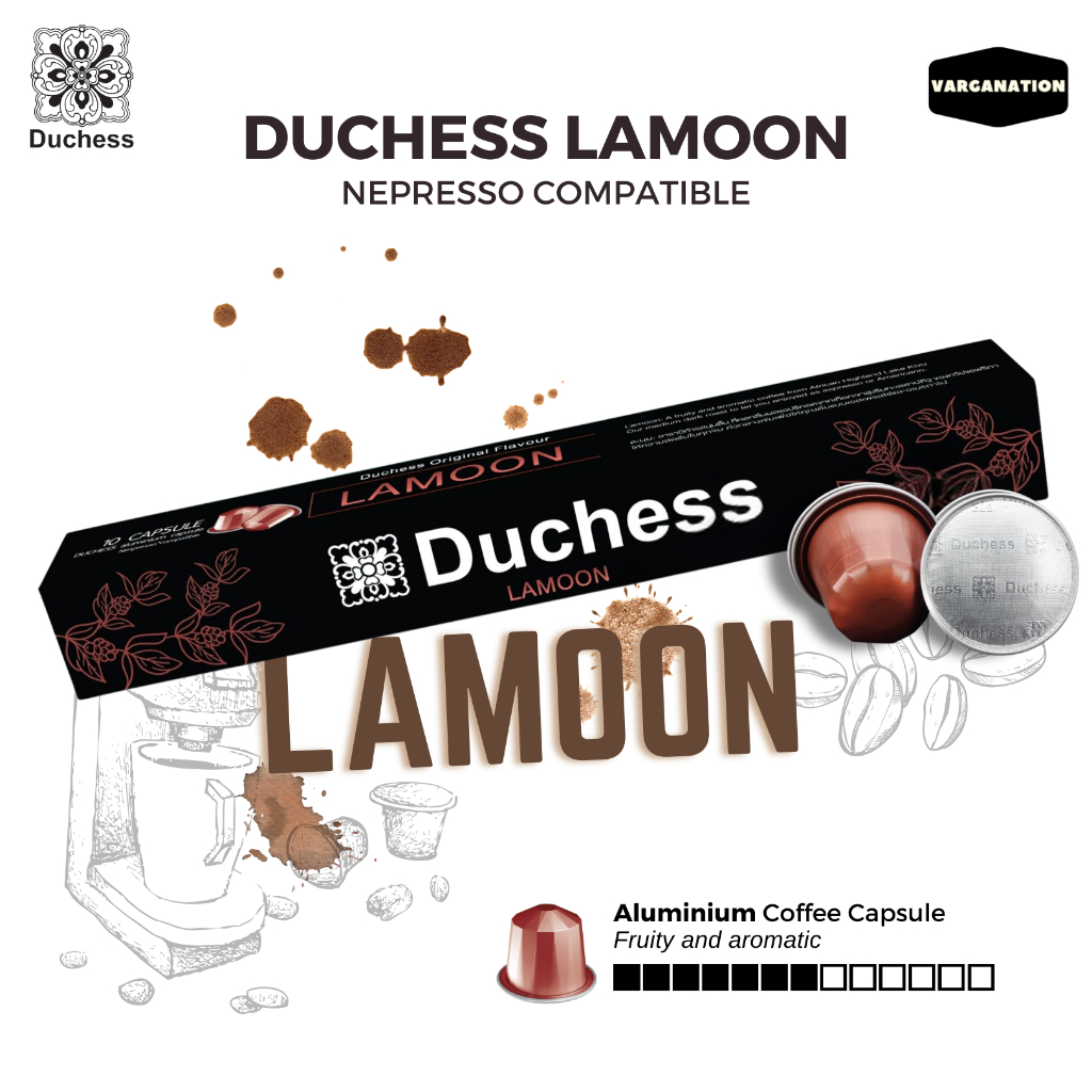 Duchess Coffee Capsule - Lamoon - Nespresso Compatible Capsules - 10 pods - Varganation | Shopee ...