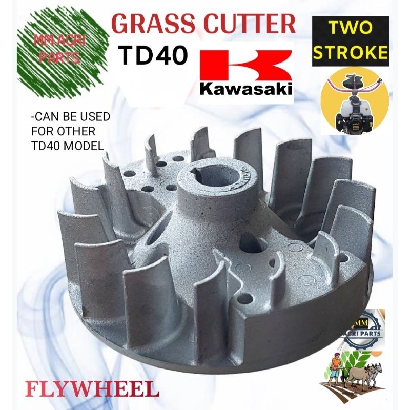 FLYWHEEL TD40 2 STROKE KAWASAKI KAAZ GRASS CUTTER | Shopee Philippines