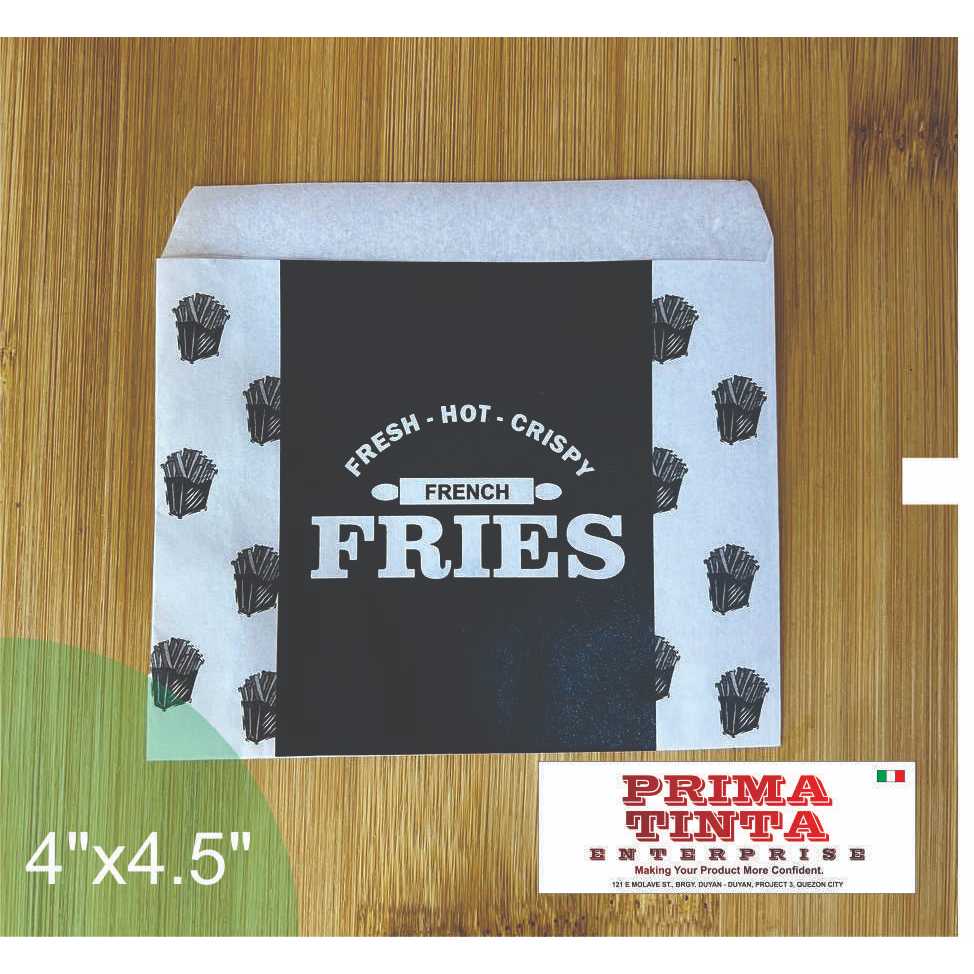 French Fries Wrapper / pouch Food Grade 100pcs | Shopee Philippines