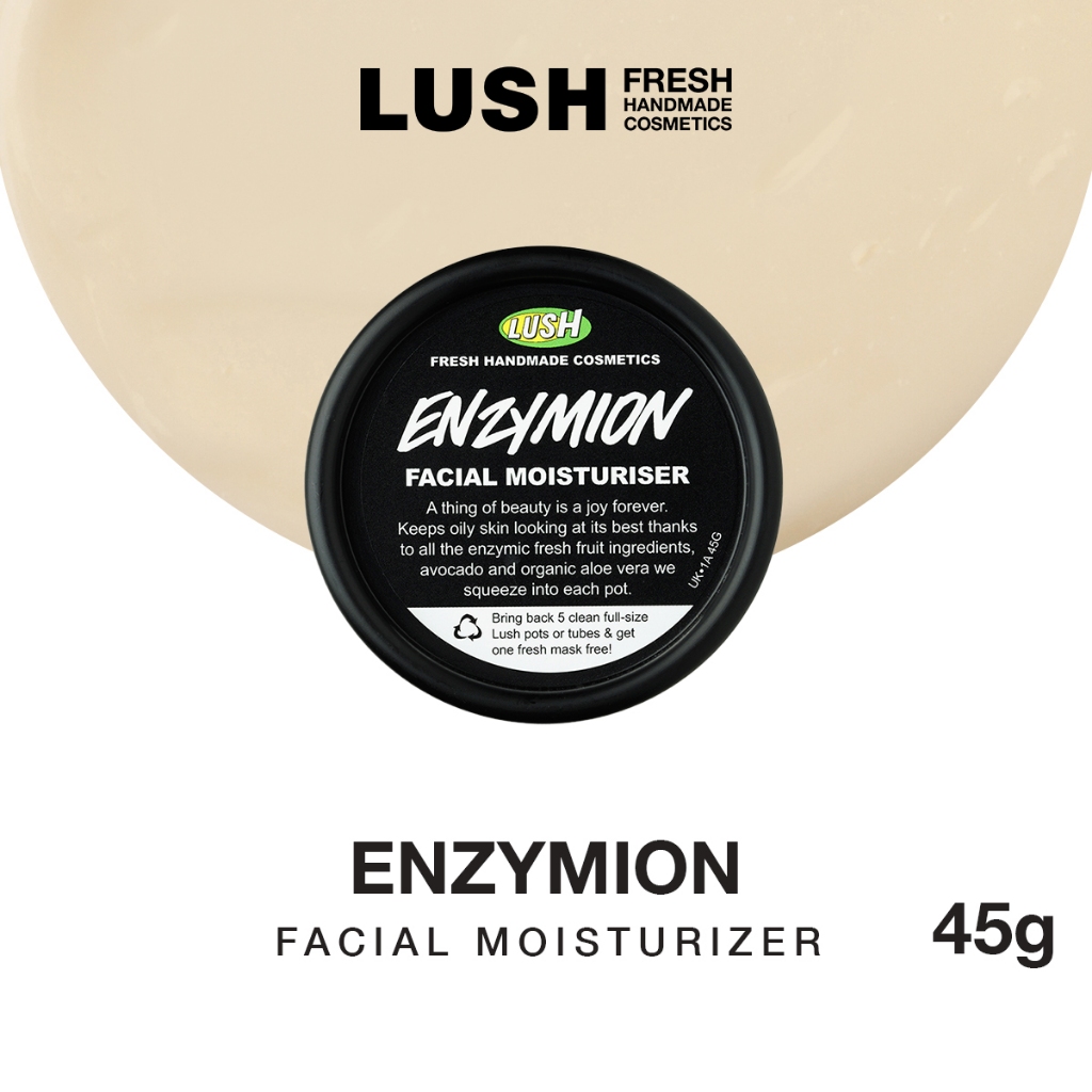 LUSH Enzymion Moisturizer 45g (Brightening) (Hydrating) | Shopee ...