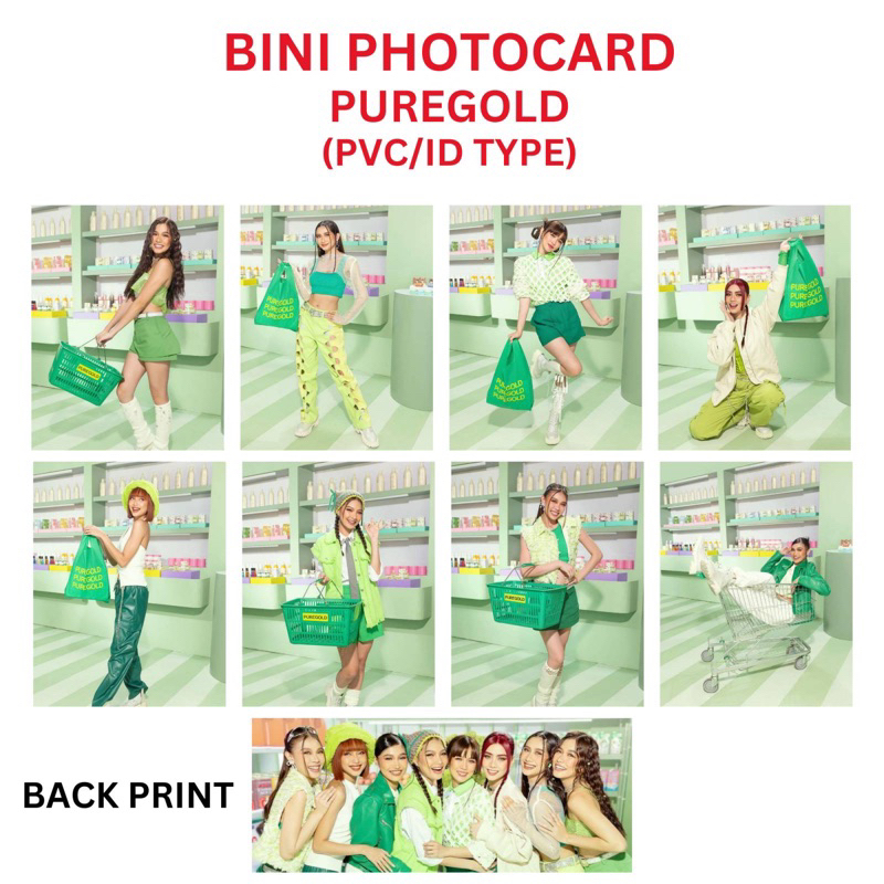 BINI Photocard / Lomocard (PVC - Fan Made) | Shopee Philippines