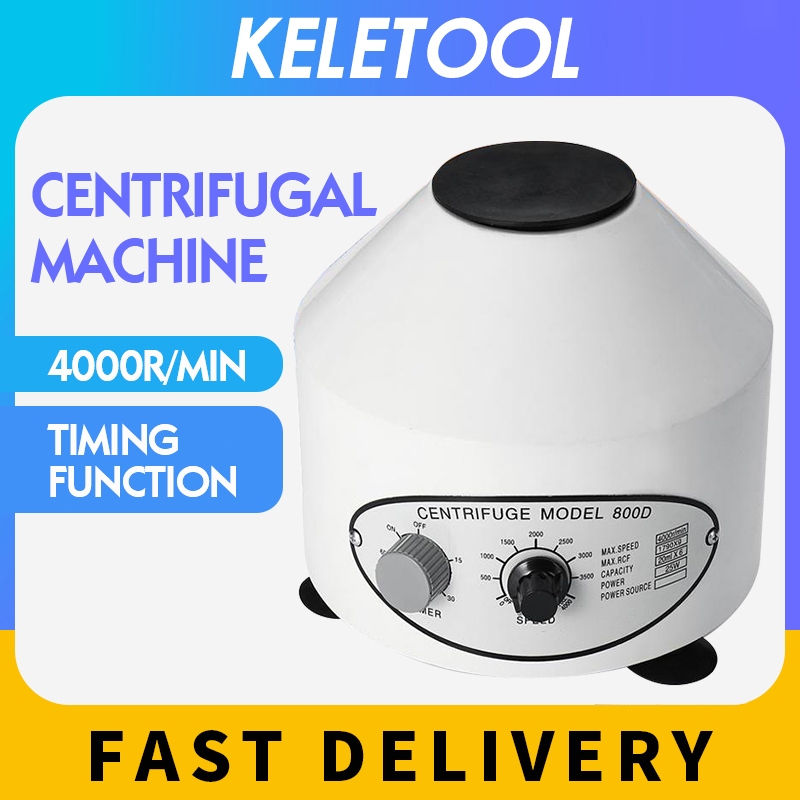 800D Desktop Centrifuge Electric Machine Test Practice 4000RPM Lab ...