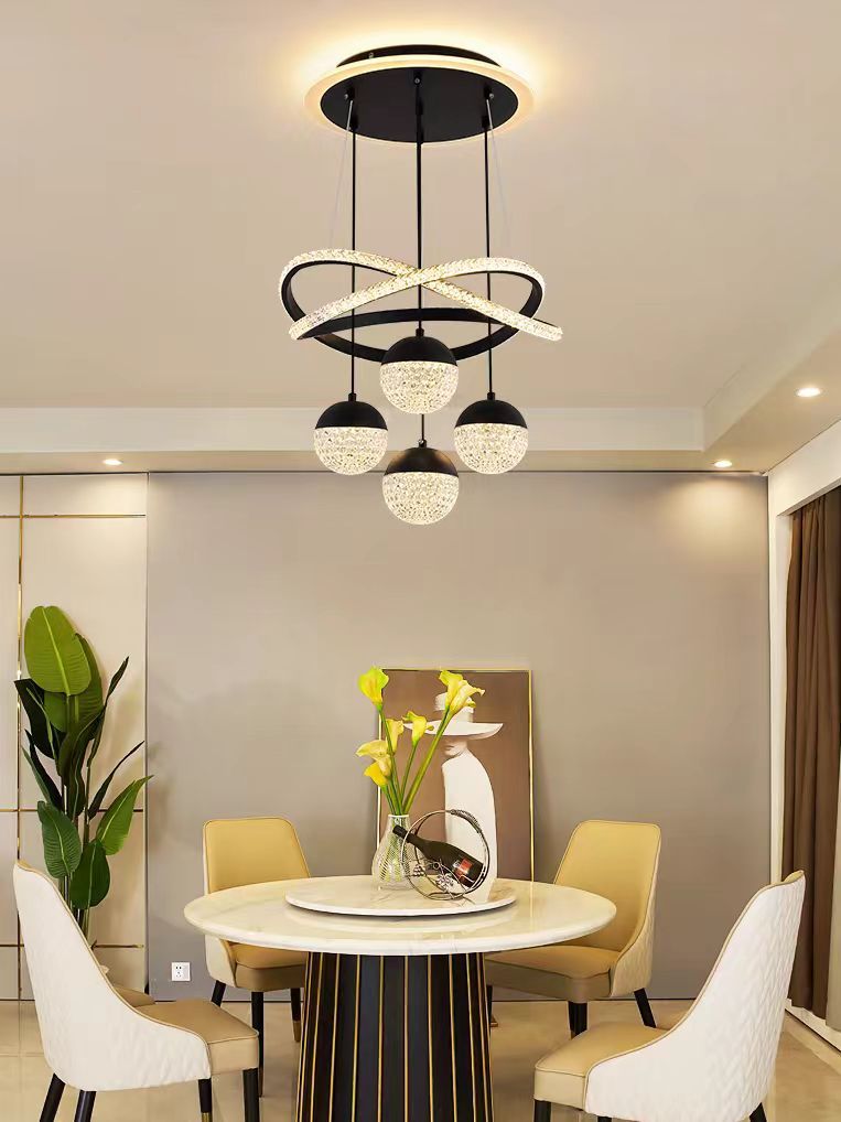 Nordic LED Chandelier Ceiling Light for Living Room Bedroom Kitchen ...
