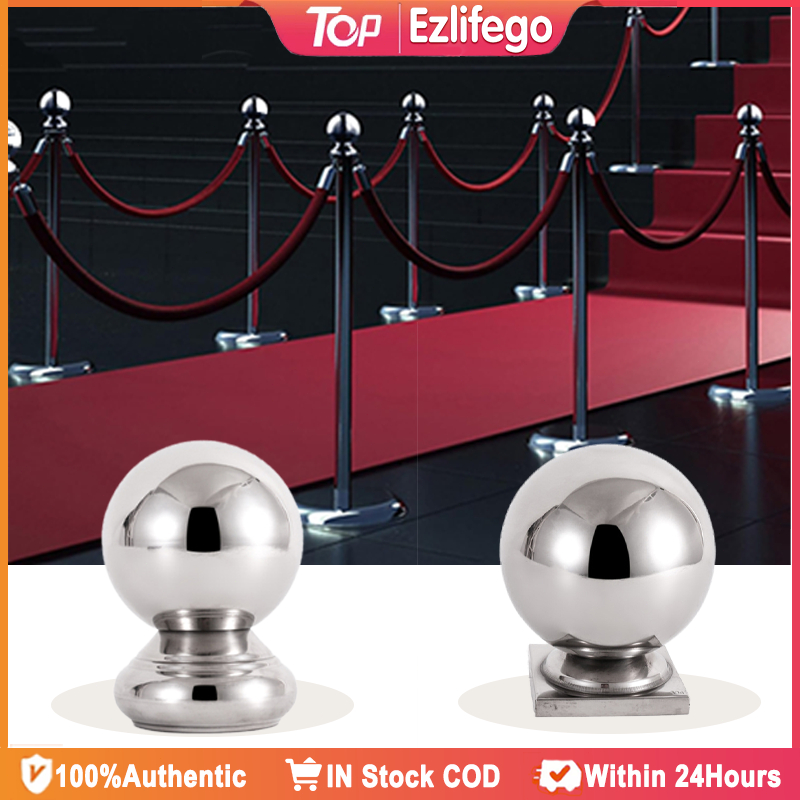 Fence Post Caps 51 x 51mm 50 x 50mm Steel Post Caps Ball Dome Deck Post ...