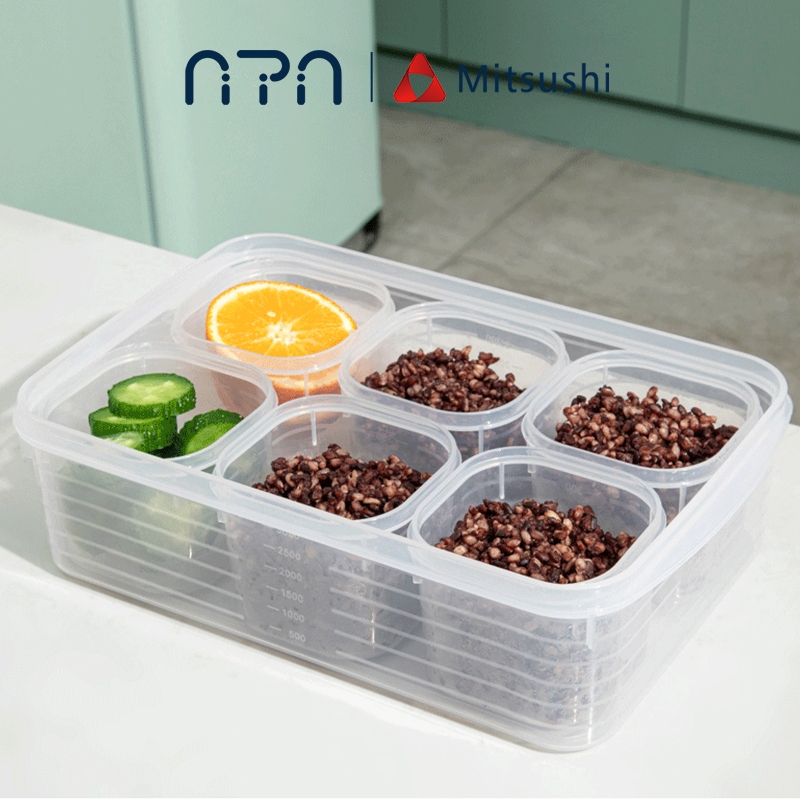Nipiin Refrigerator Storage Box Frozen Meat Compartment Food Sub-packed ...