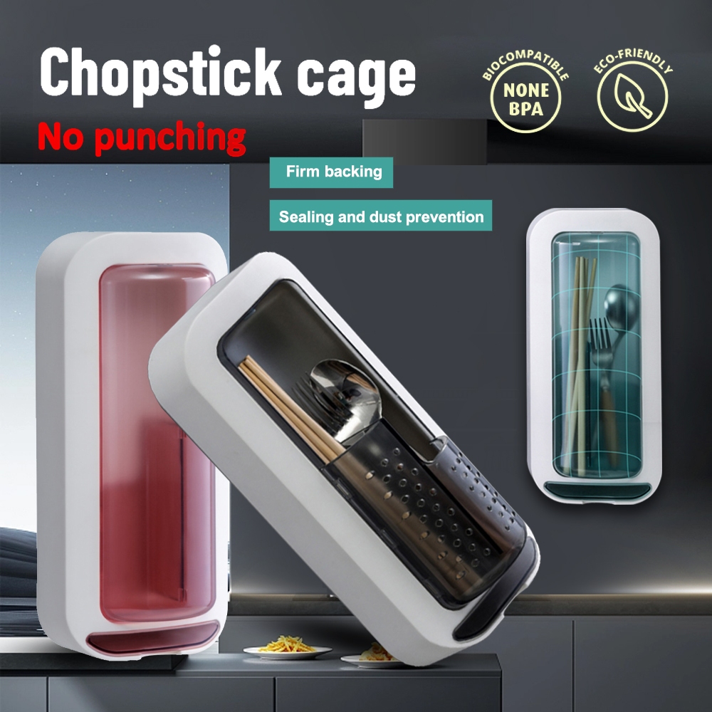 Rotating Utensils Spoon Fork Holder Organizer Storage Drainer Sticker ...