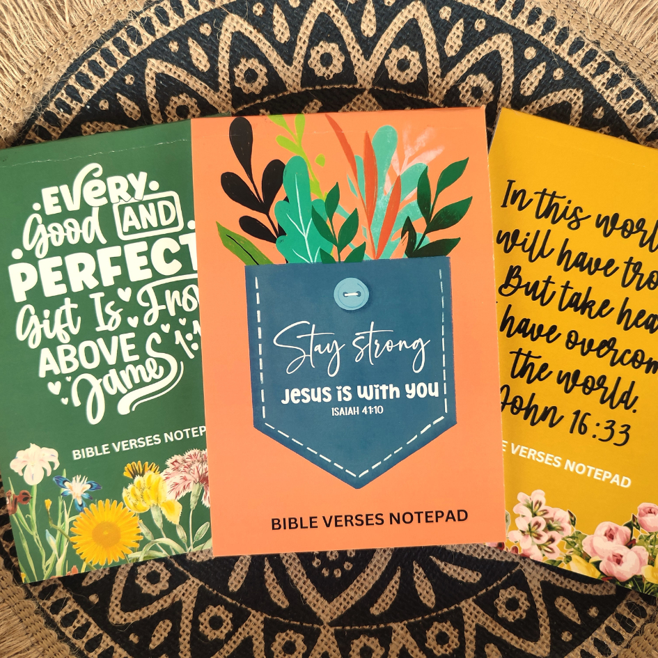 Inspirational bible verse notepad (3 pcs) | Shopee Philippines