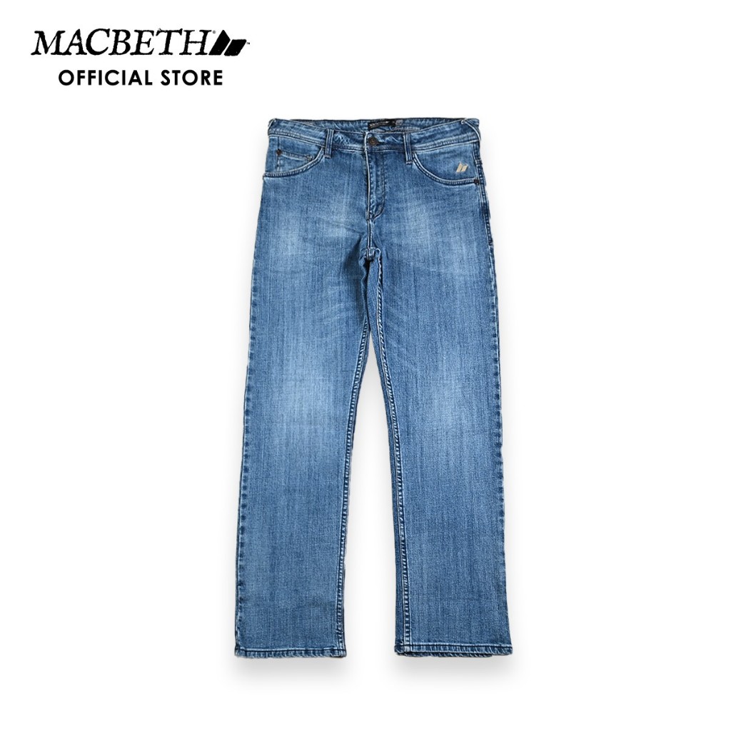 Macbeth Men's Markdown Denim Pants " STRAIGHT CUT JEANS " | Shopee ...