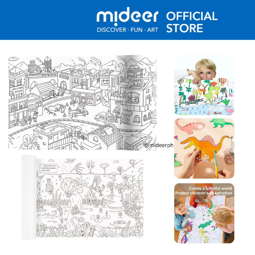 Mideer Giant Coloring Roll by Mideer | Shopee Philippines