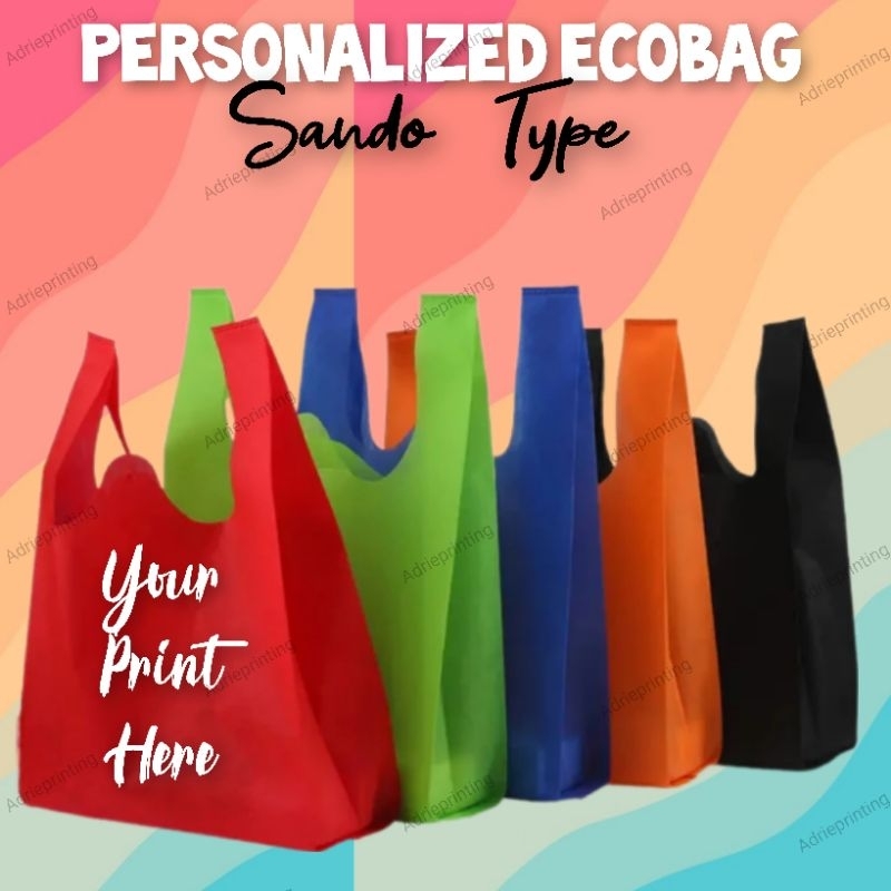 Customized Ecobag / Sando Type | Shopee Philippines
