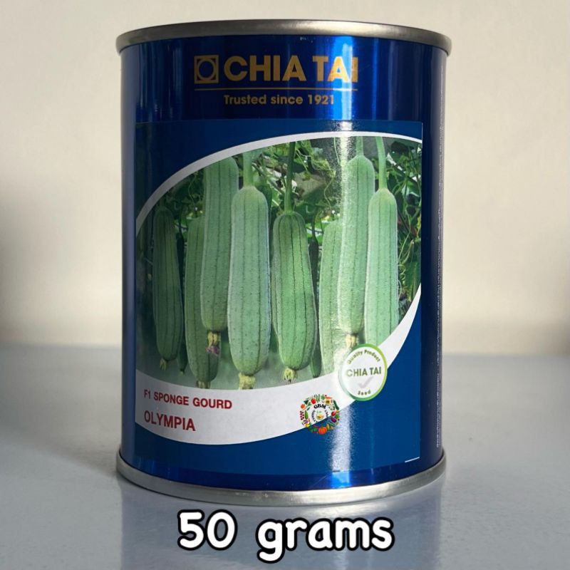 CHIA TAI OLYMPIA F1 (50g) HYBRID (PATOLA) SPONGE GOURD VEGETABLE SEEDS ...