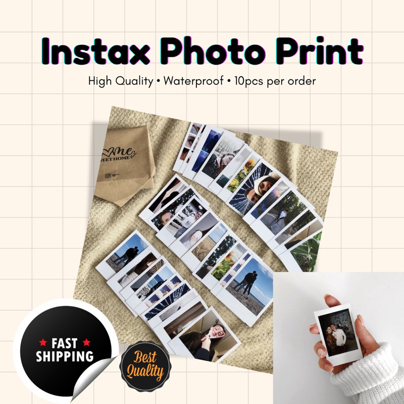 Inst4x Inspired Photo Mini Printing 10pcs | photo Printing service ...