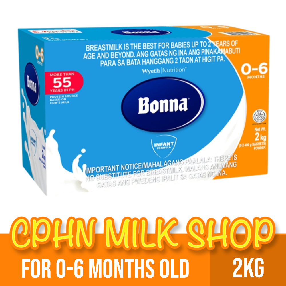 Bonna 2kg for 0-6 Months Old Infant Formula | Shopee Philippines