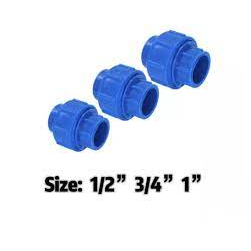 PVC UNION PATENTE BLUE PER PCS. 1/2" 3/4" 1" | Shopee Philippines