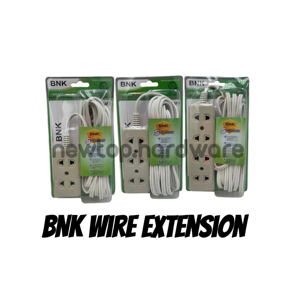 BNK Extension wire (3gang & 4gang 5m) Extra wire | Shopee Philippines