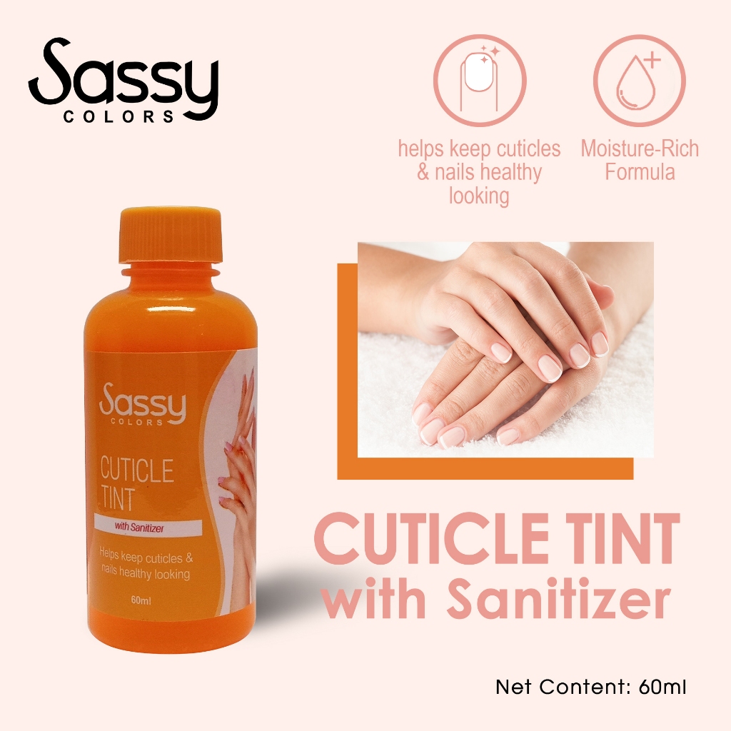 Sassy Colors Cuticle Tint with Sanitizer Nail Care | Shopee Philippines