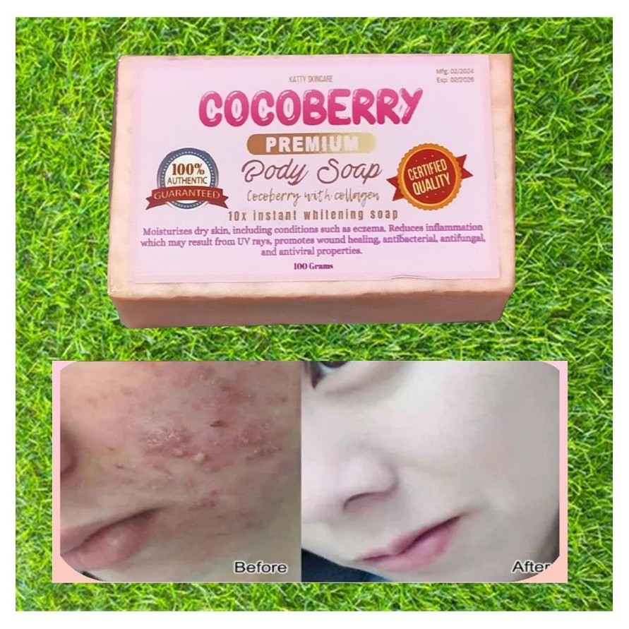 COCOBERRY SOAP ORIGINAL TRENDING COCOBERRY WITH COLLAGEN 10x BLEACHING ...