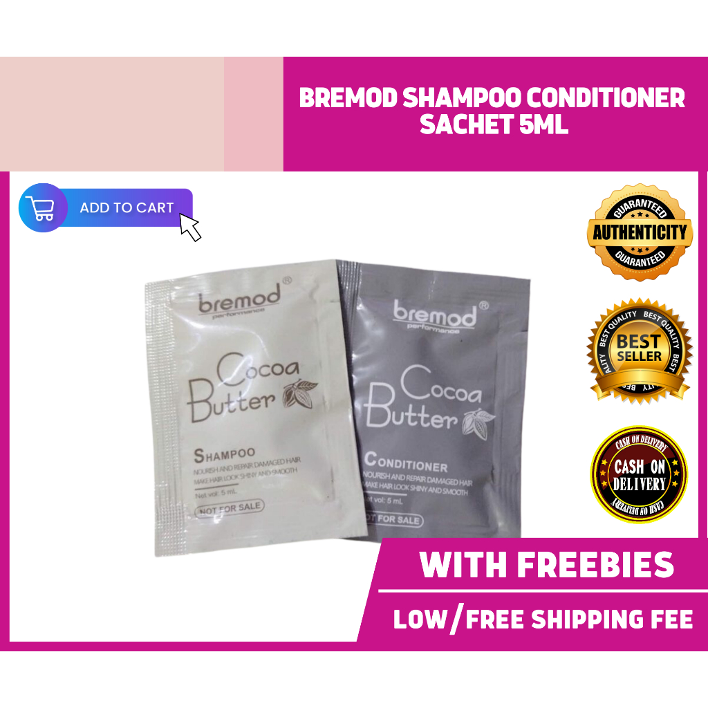 BREMOD SHAMPOO CONDITIONER SACHET 5ML | Shopee Philippines