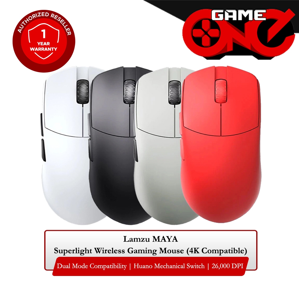 Lamzu Maya 47g Superlight Wireless Gaming Mouse (4K Compatible ...