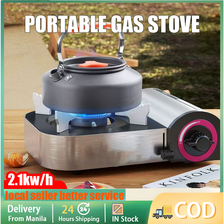 butane gas stove camping rack Mini Gas single camping portable card ...