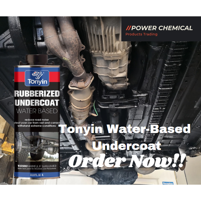 TONYIN RUBBERIZED UNDERCOAT WATERBASED 1 LITRE READY TO USE | Shopee ...