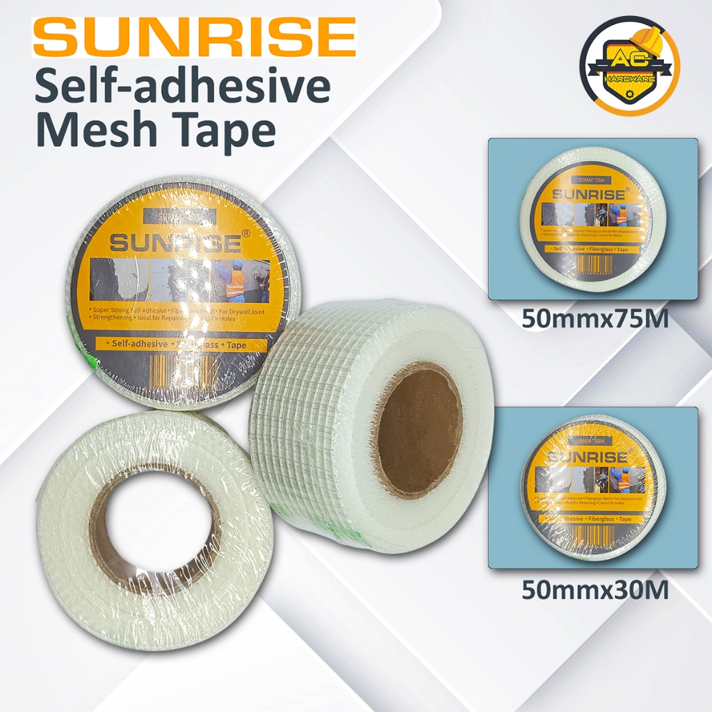 SUNRISE Self Adhesive Mesh Tape/Gasa Tape | AChardware | Shopee Philippines