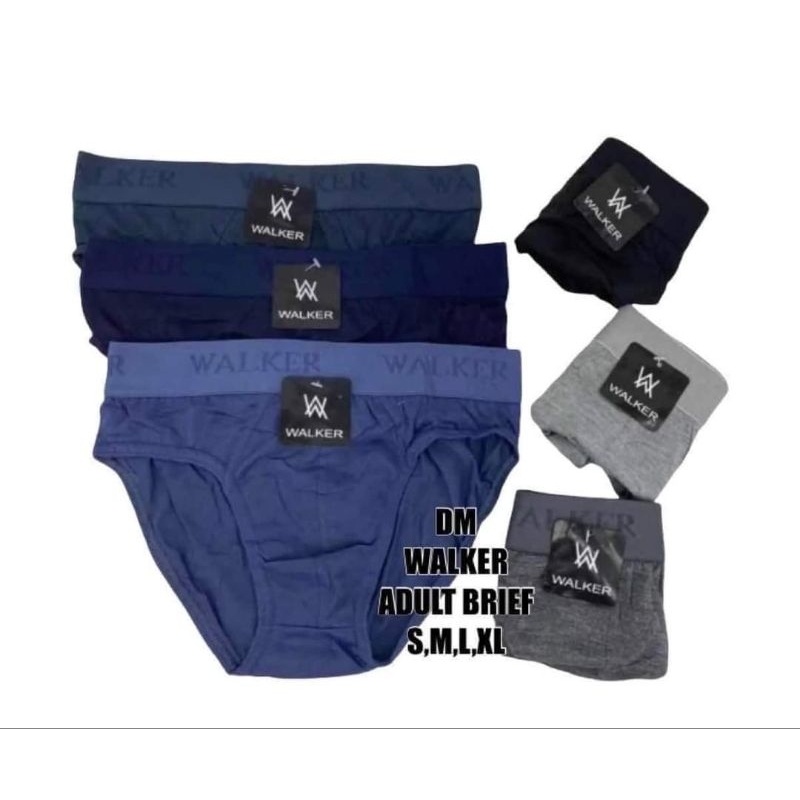 12PCS PER PACK WALKER BRIEF FOR ADULT | Shopee Philippines