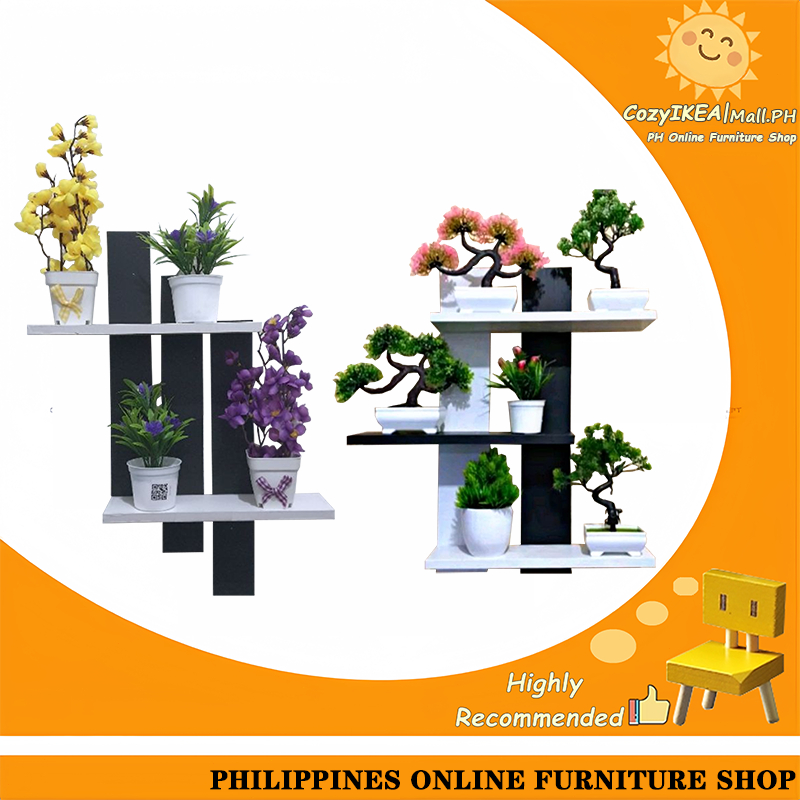 CozyIKEA Plant stand wall rack flower rack wall-mounted storage rack ...
