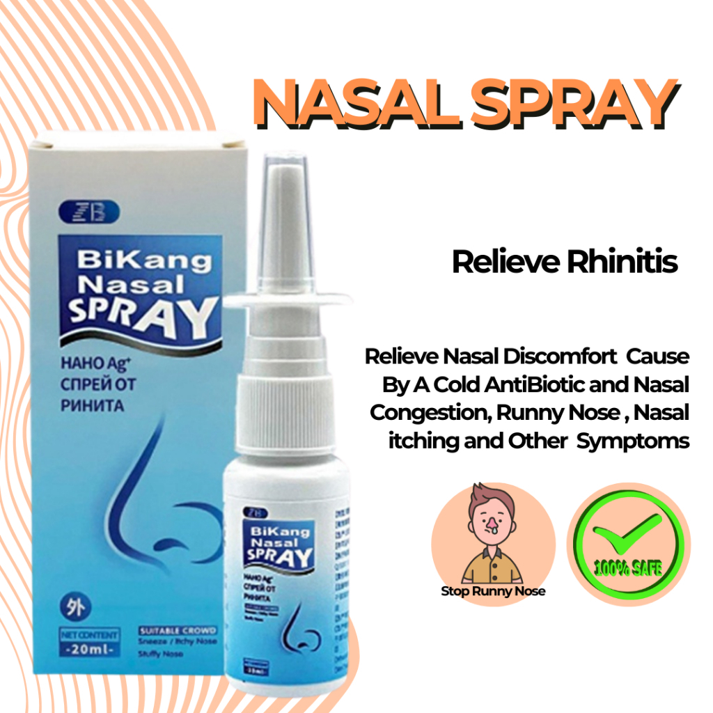 BUY 1 TAKE 2 Original BiKang Nasal Spray for Allergies Chronic Rhinitis ...