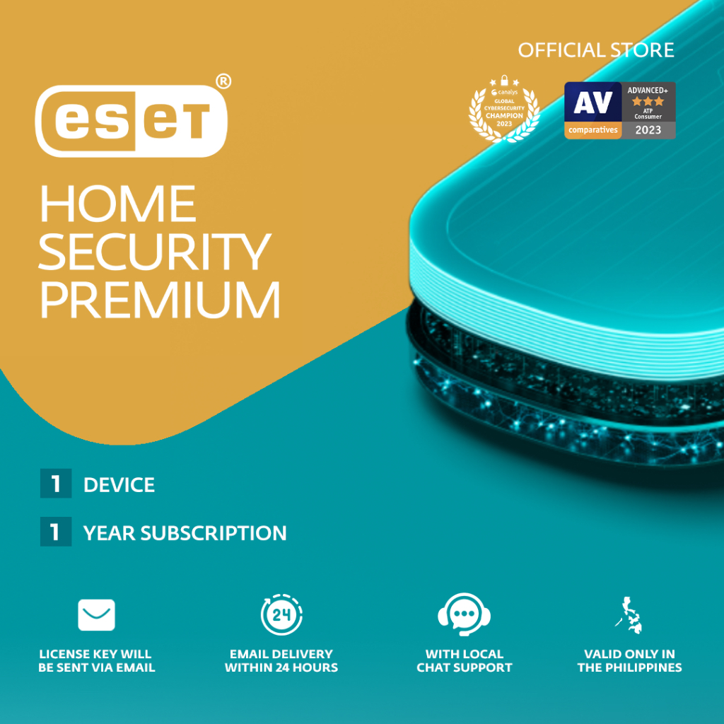 ESET HOME Security Premium - 1 Device 1 Year Subscription | Shopee ...