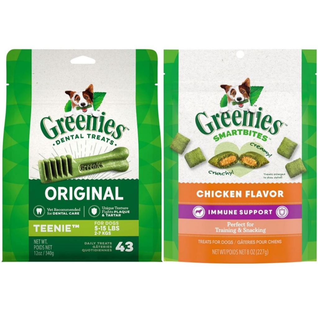 Greenies Teenie Dental / Smartbites Immune Support Dog Treats | Shopee ...