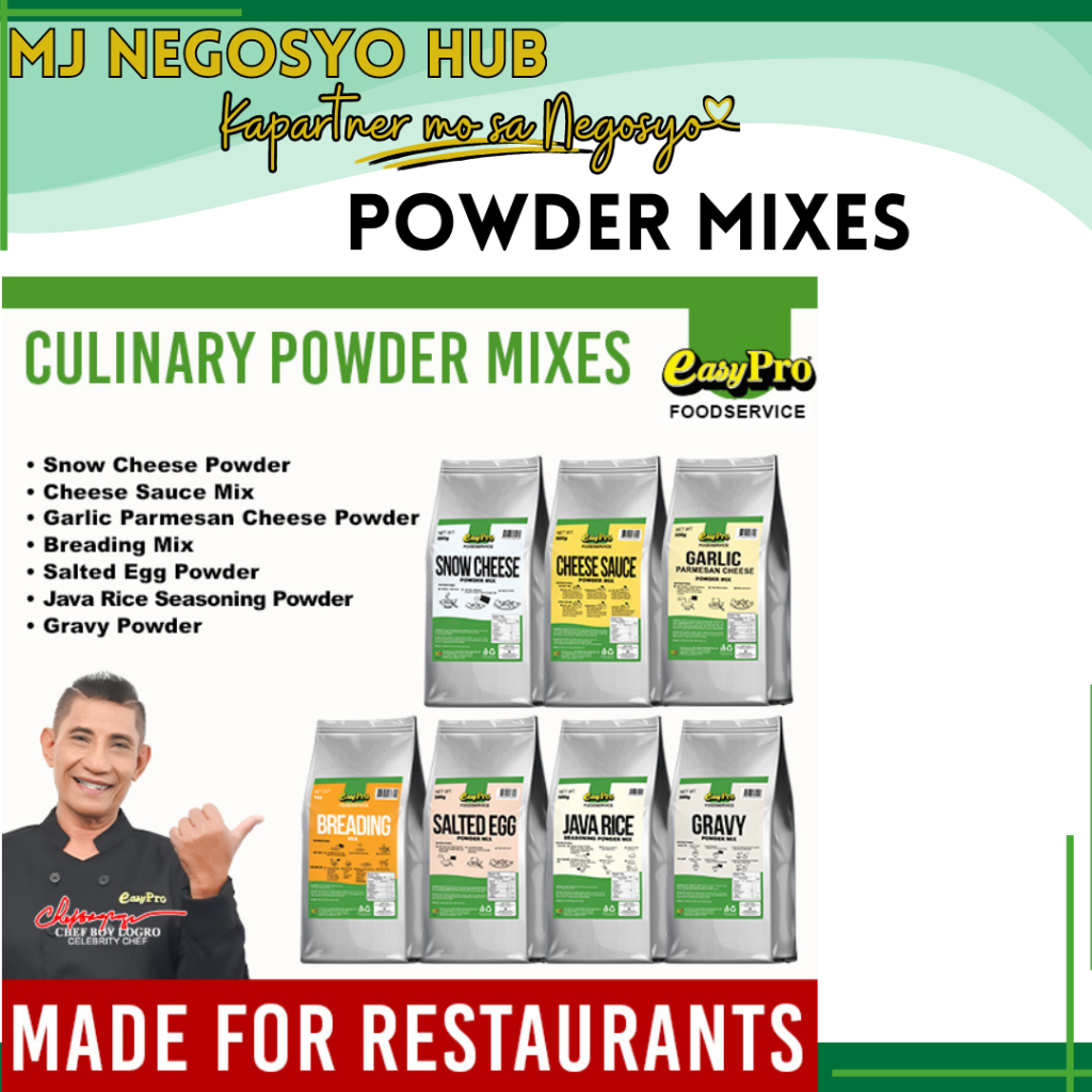 Easy Pro Powder Mixes Cheese Sauce Java Rice Salted Egg Garlic Parmesan ...
