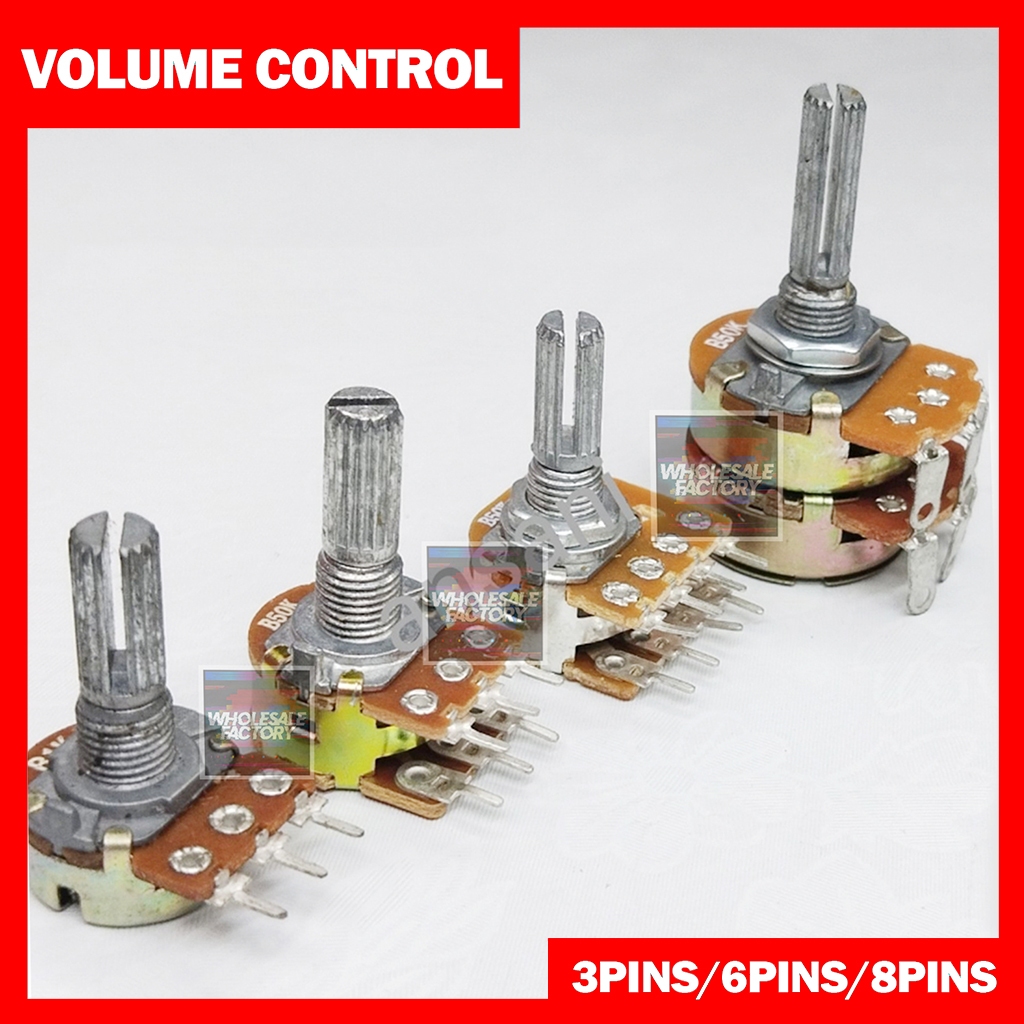 VOLUME CONTROL POTENTIOMETER MONO STEREO MASTER-1PIECE | Shopee Philippines