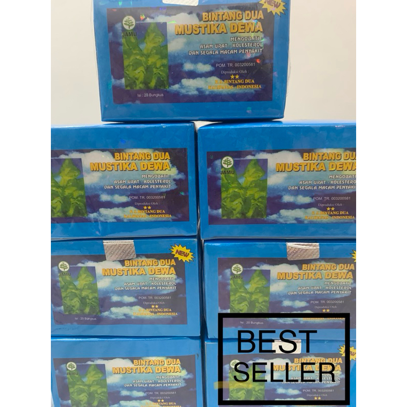 MUSTIKA ,DEWA ,BINTANG DUA ,HERBAL TEA ORIGINAL 100% effective 20pcs ...