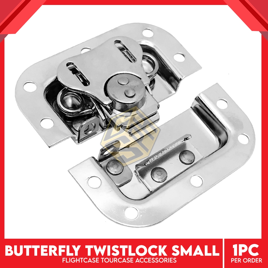 Butterfly Lock Twist Lock w/ Plate for Tourcase (78x82mm) Flight Case ...