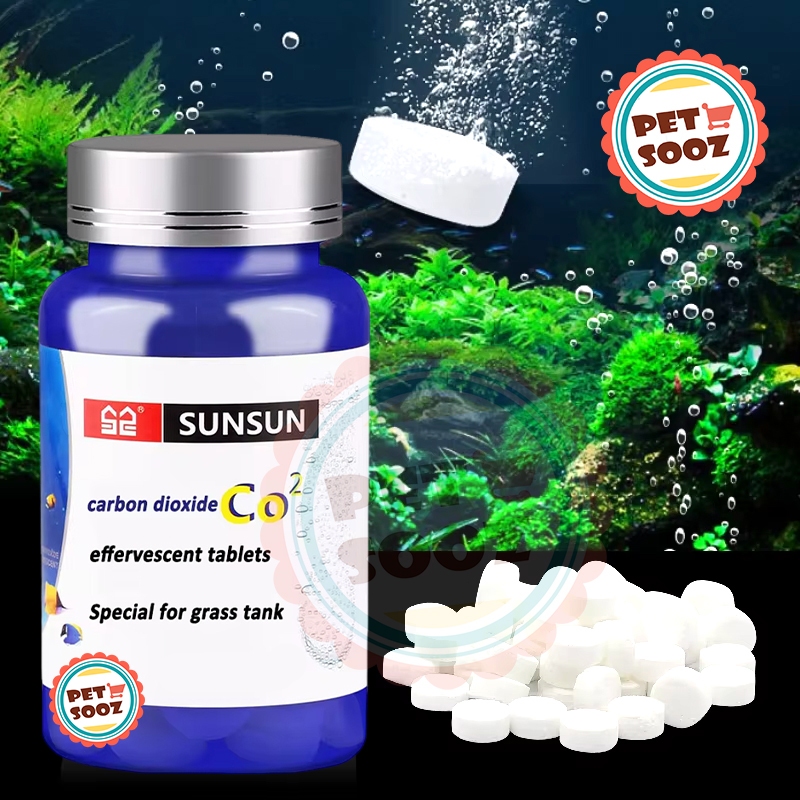 Aquarium CO2 Tablet Carbon Dioxide Tablets Fish Tank Diffuser Tablets ...