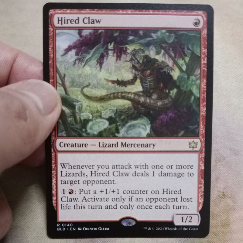 Hired Claw (Bloomburrow) | Shopee Philippines
