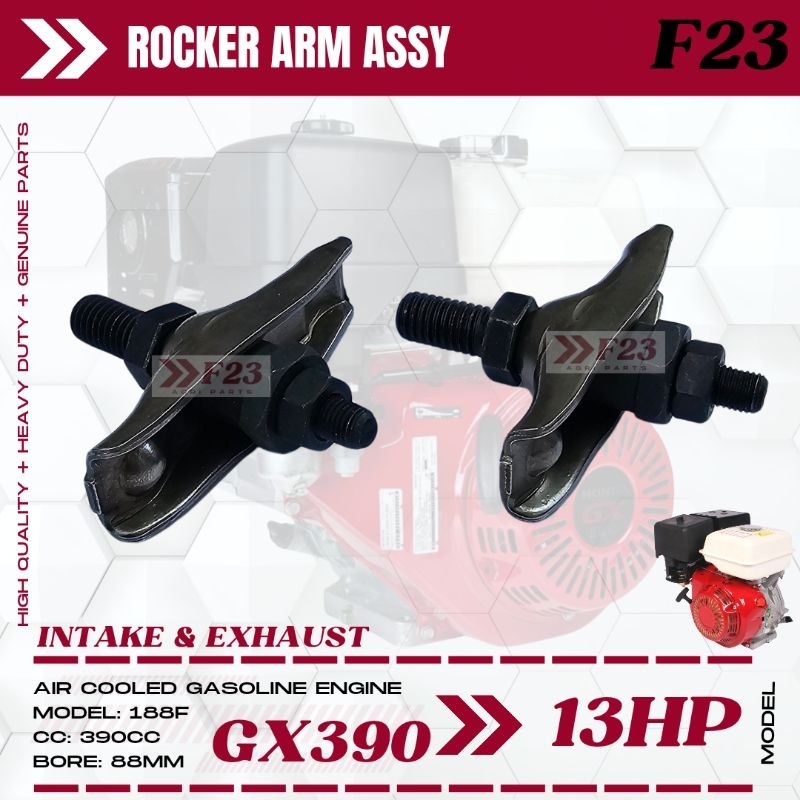 Rocker Arm Assy GX340, GX390, GX420, GX460, 11HP, 13HP, 16HP, 18HP ...