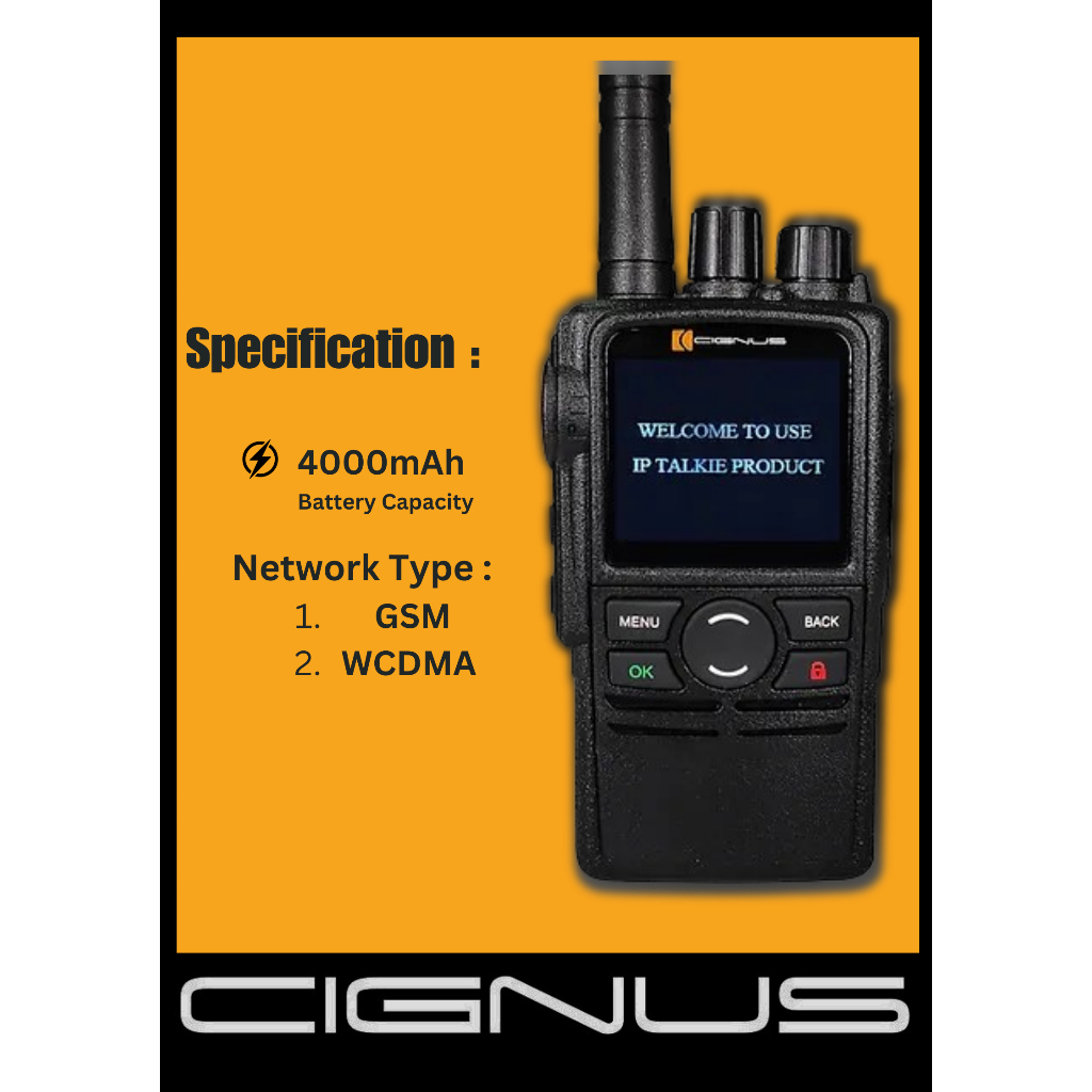 CIGNUS POC RADIO NX SERIES (NX-100 ) | Shopee Philippines