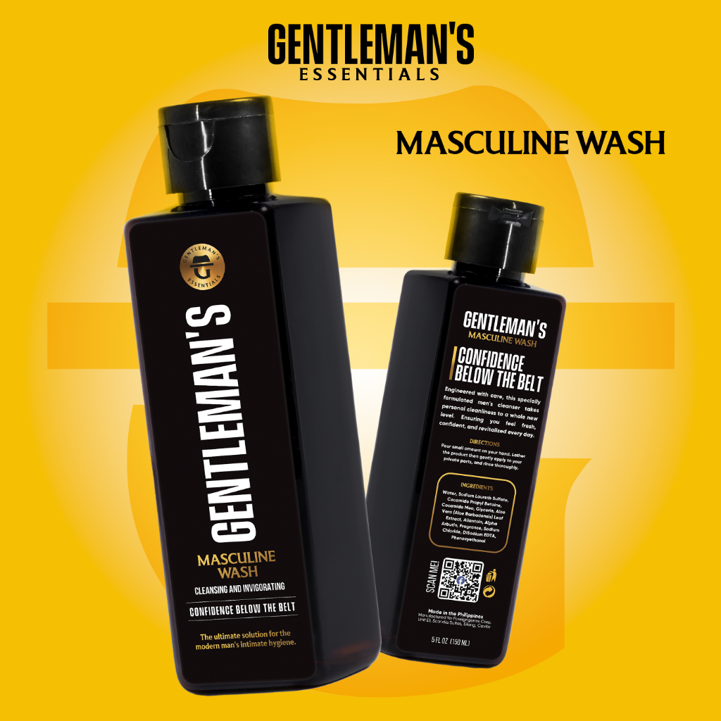 Gentleman's Essentials Masculine Wash (150ml) | Shopee Philippines