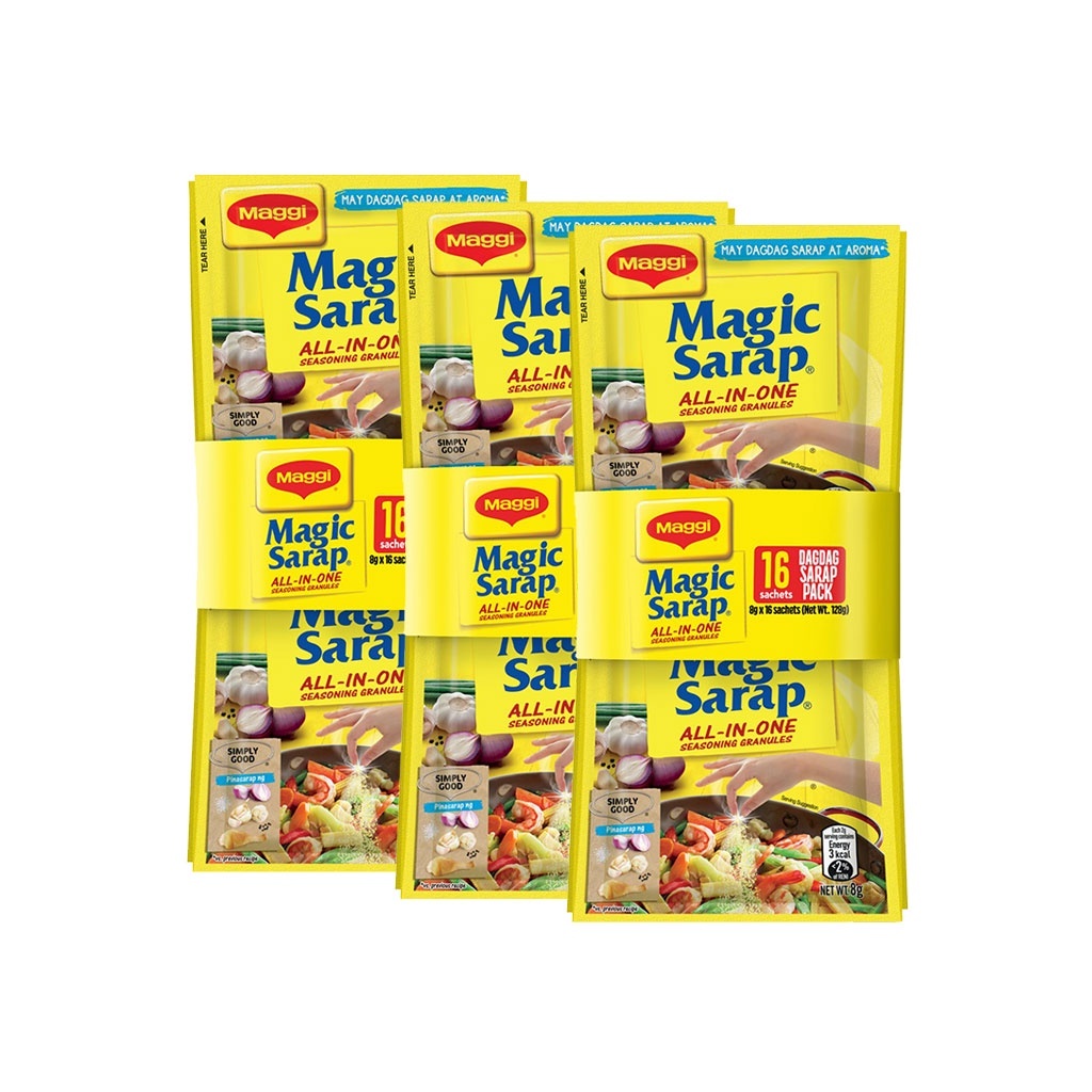 Maggi Magic Sarap All-In-One Seasoning Granules 8g - Pack oF 16 SET ...